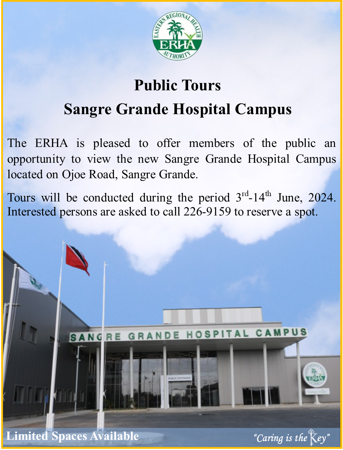 Public Tours – EASTERN REGIONAL HEALTH AUTHORITY