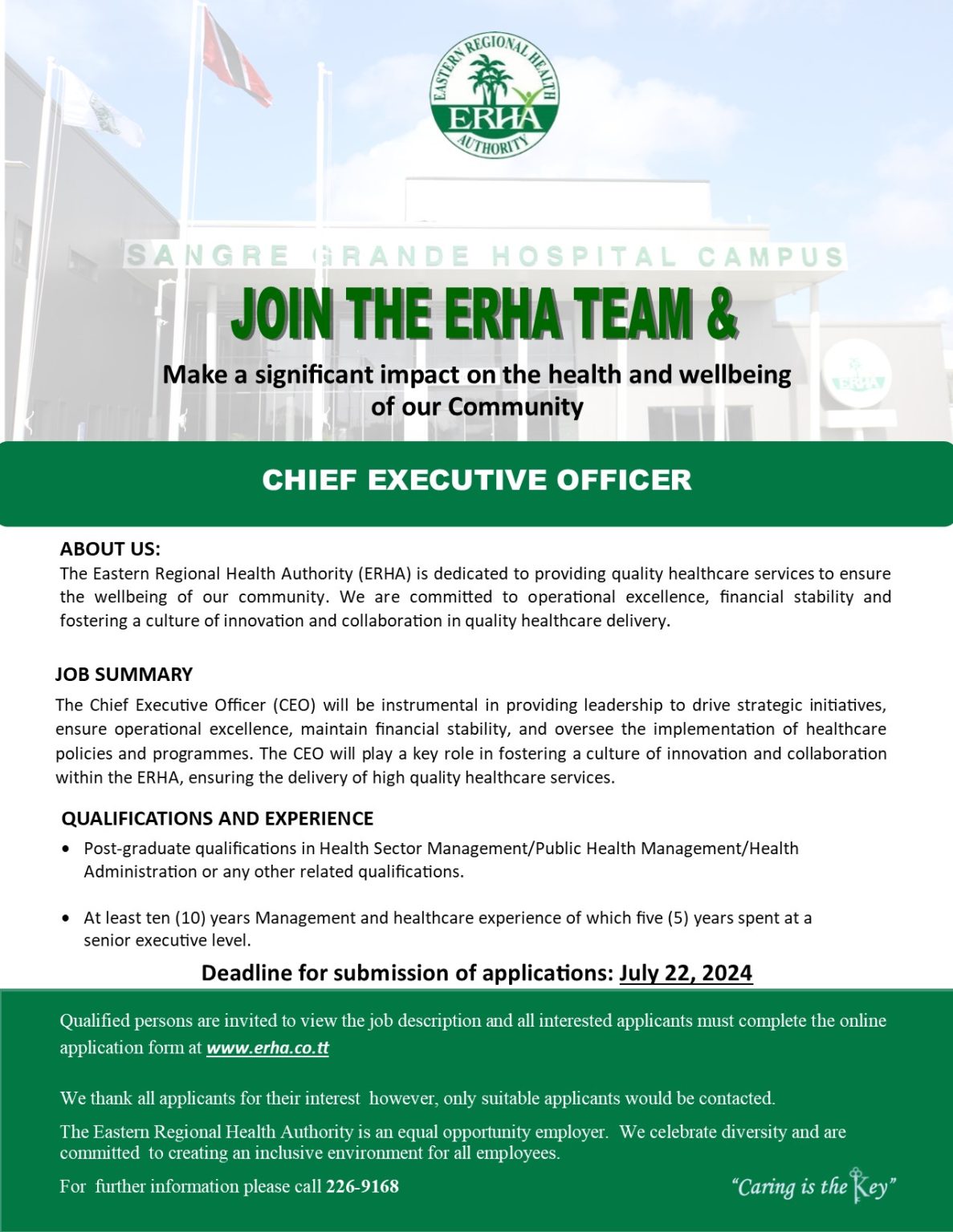 Join Our Team – EASTERN REGIONAL HEALTH AUTHORITY