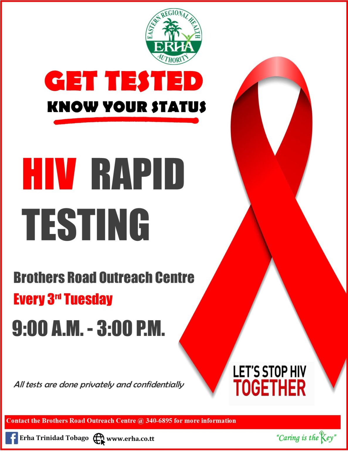 HIV Testing – Brothers Road Outreach Centre – EASTERN REGIONAL HEALTH ...