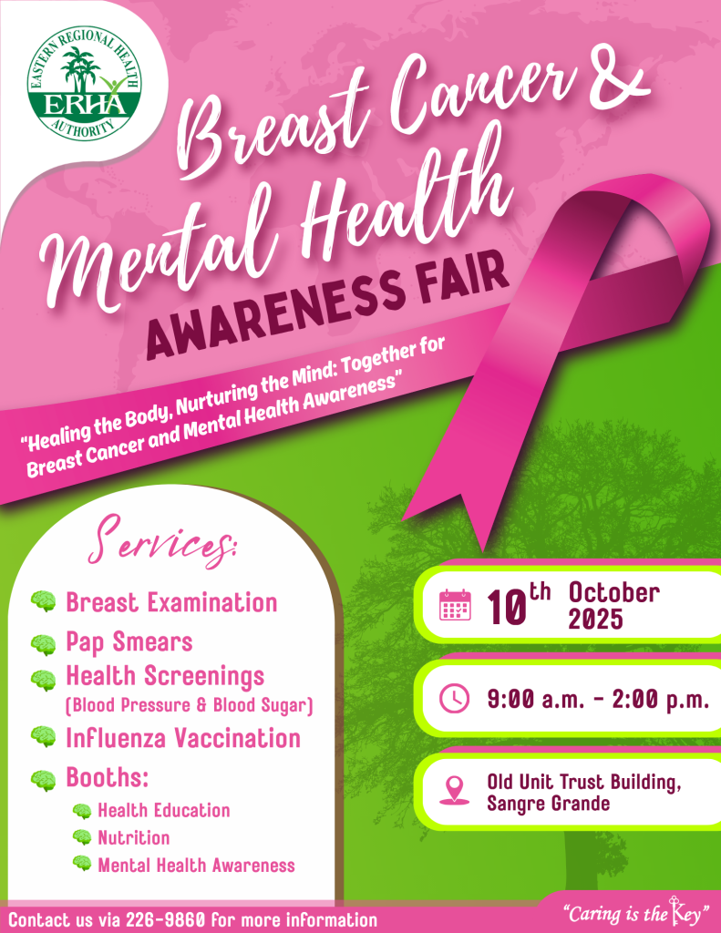 Breast Cancer & Mental Health Awareness Fair! – EASTERN REGIONAL HEALTH ...