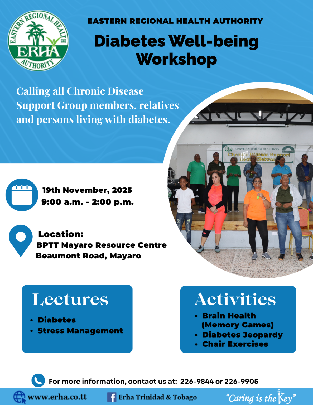 Diabetes Well-being Workshop – EASTERN REGIONAL HEALTH AUTHORITY